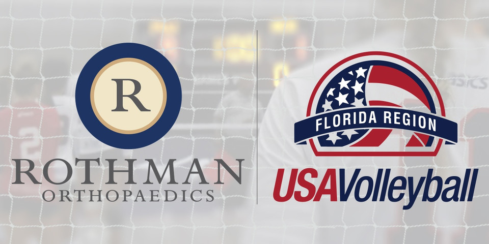Florida Region of USA Volleyball Announces Rothman Orthopaedics as ...